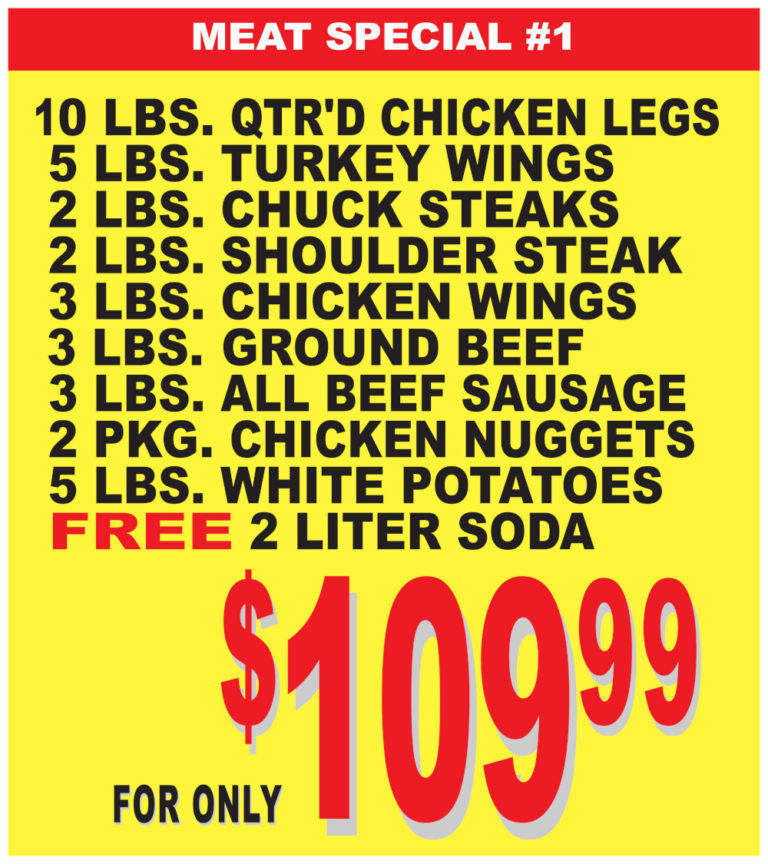 Newest Meat Specials – Four Seasons Meat Market