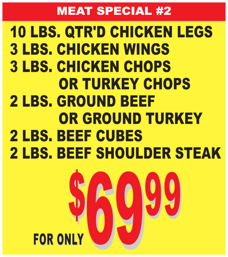 Newest Meat Specials – Four Seasons Meat Market